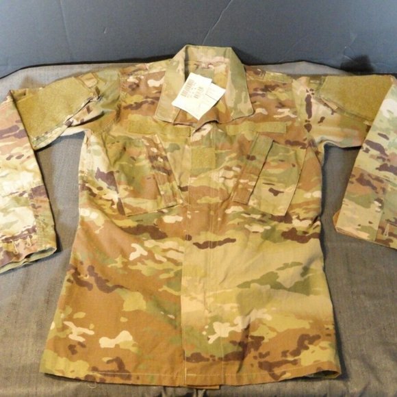 Jackets & Coats | 33reg Usaf Army Scorpion Ocp Combat Jacket Uniform ...